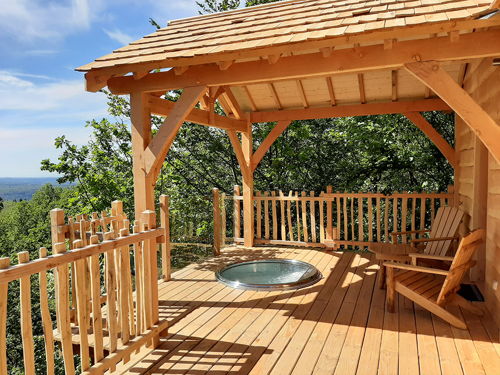 Hébergements - Cabanes du Hérisson